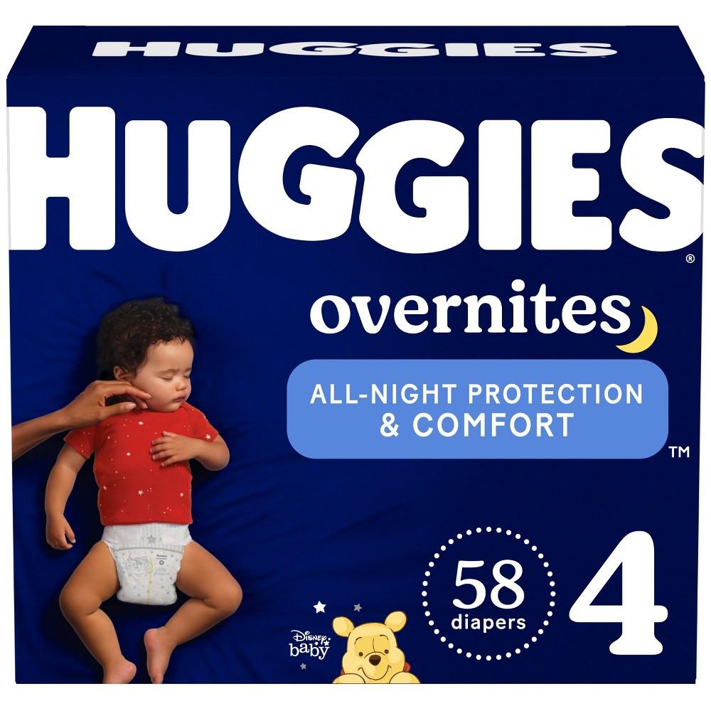 Huggies Disposable Overnight Diapers - Size 4 | Bargain Barn