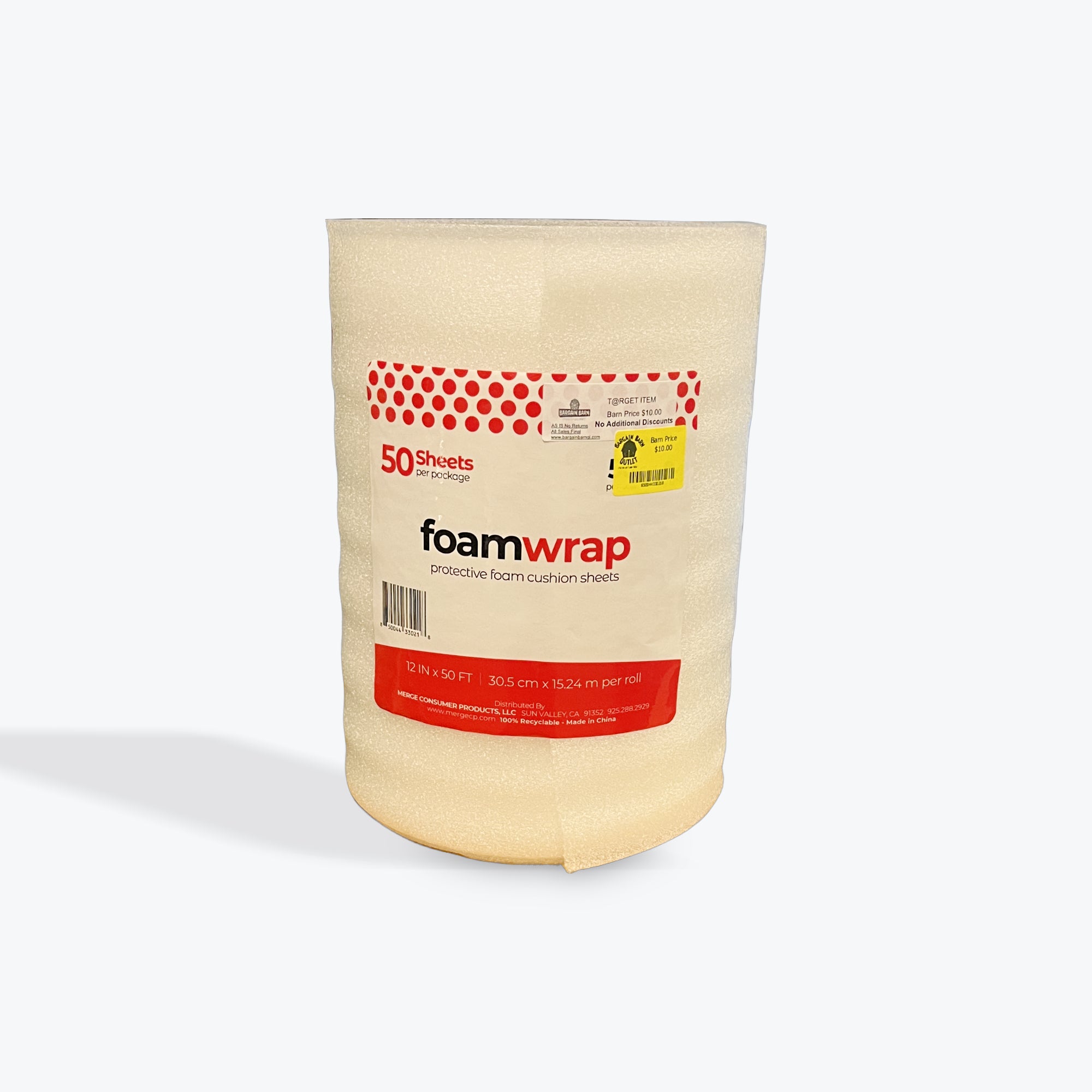 Natural Home Large Foam Wrap | Bargain Barn