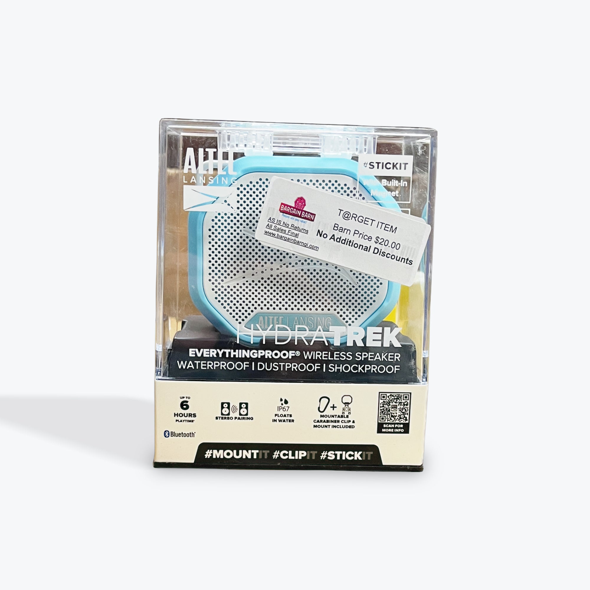 Altec Lansing HydraTrek Bluetooth Waterproof Speaker | Bargain Barn