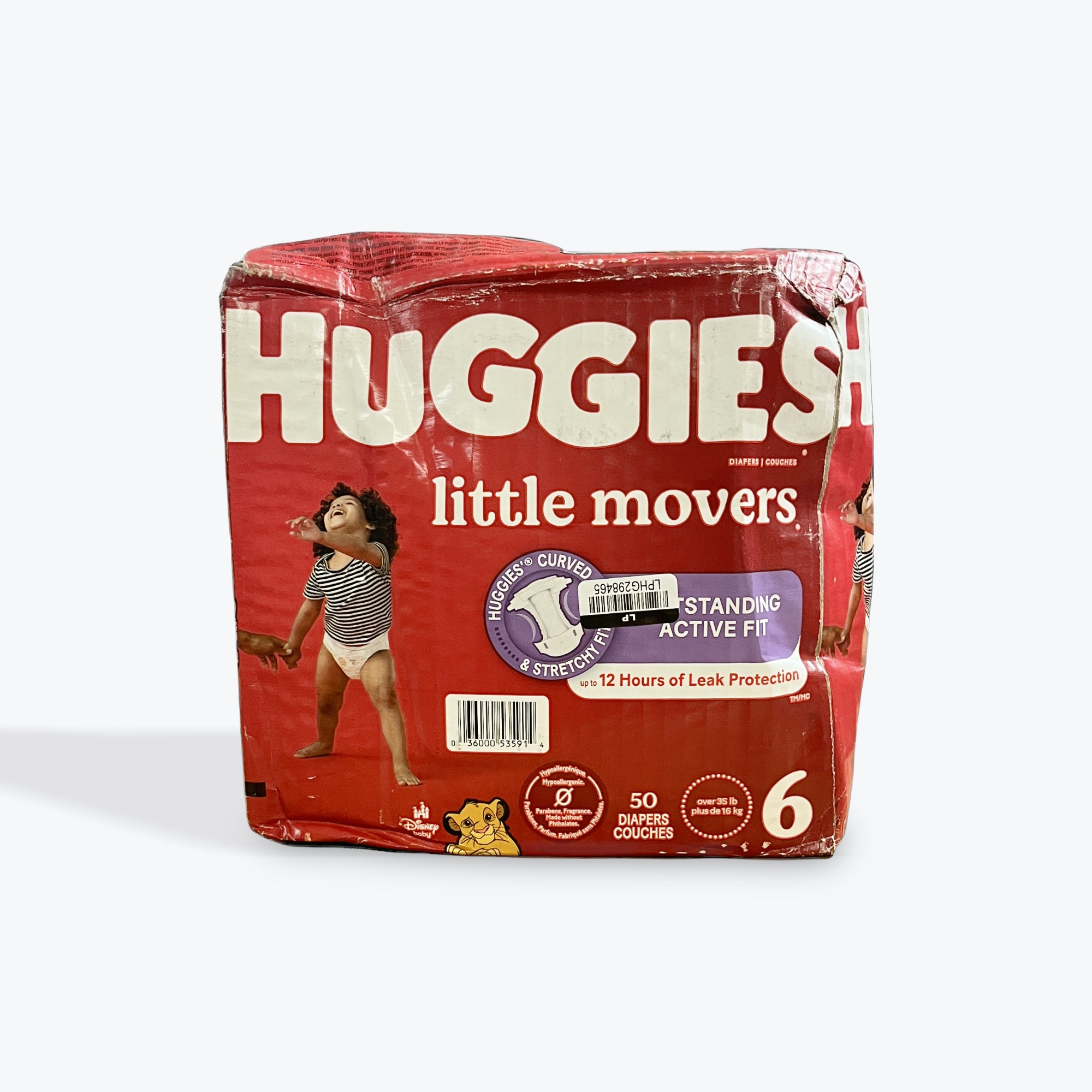 Huggies Little Movers Diapers 6 Ct 50 Diapers | Bargain Barn